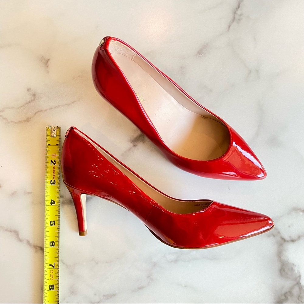 Kate Spade Red Patent Leather High Heel Pumps - Gem